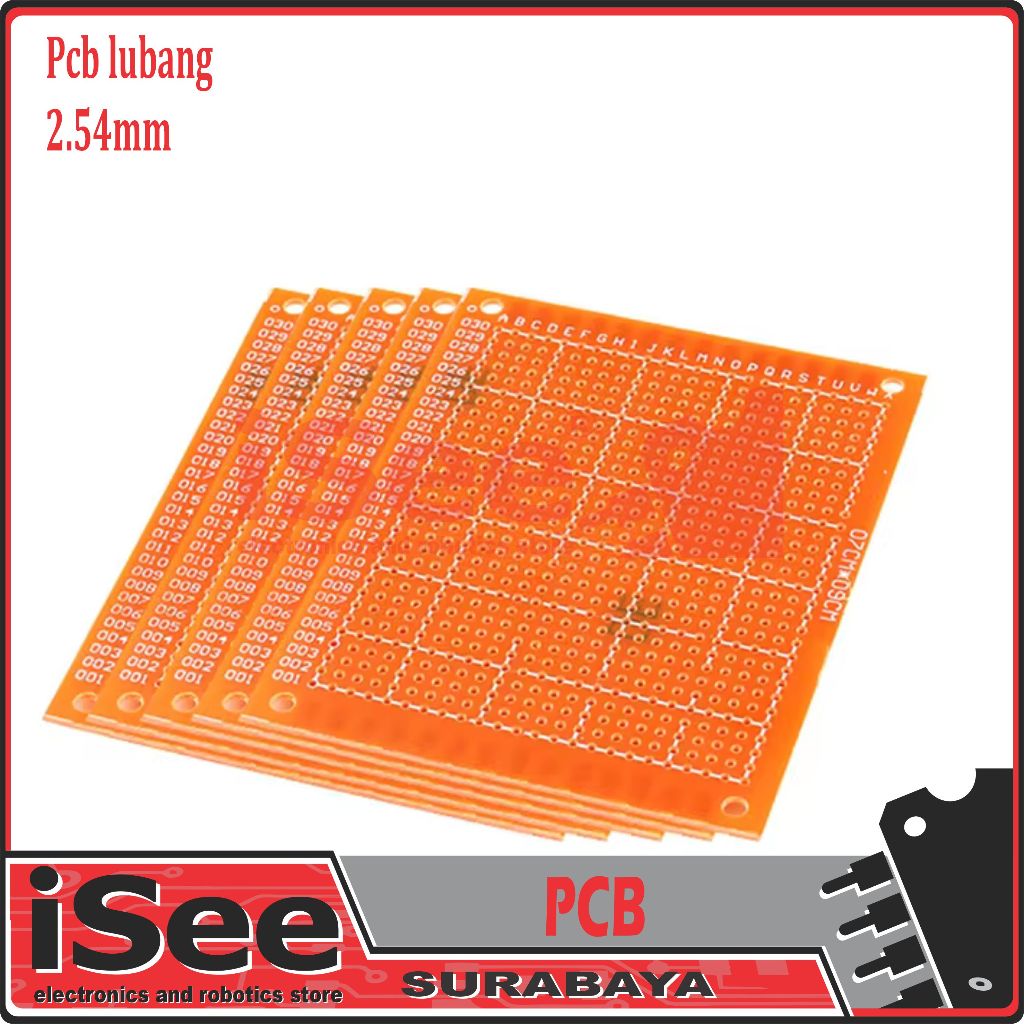 Jual PCB 7X9 Dot Matrix 7 X 9 cm PCB Lubang 2.54mm 7X9CM Single Layer ...