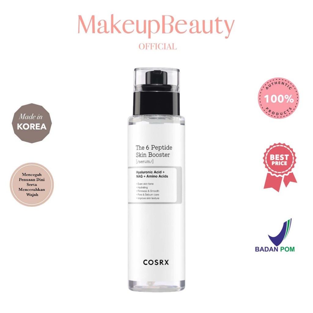 Jual COSRX The 6 Peptide Skin Booster Serum, Size - New 150ml | Shopee Indonesia