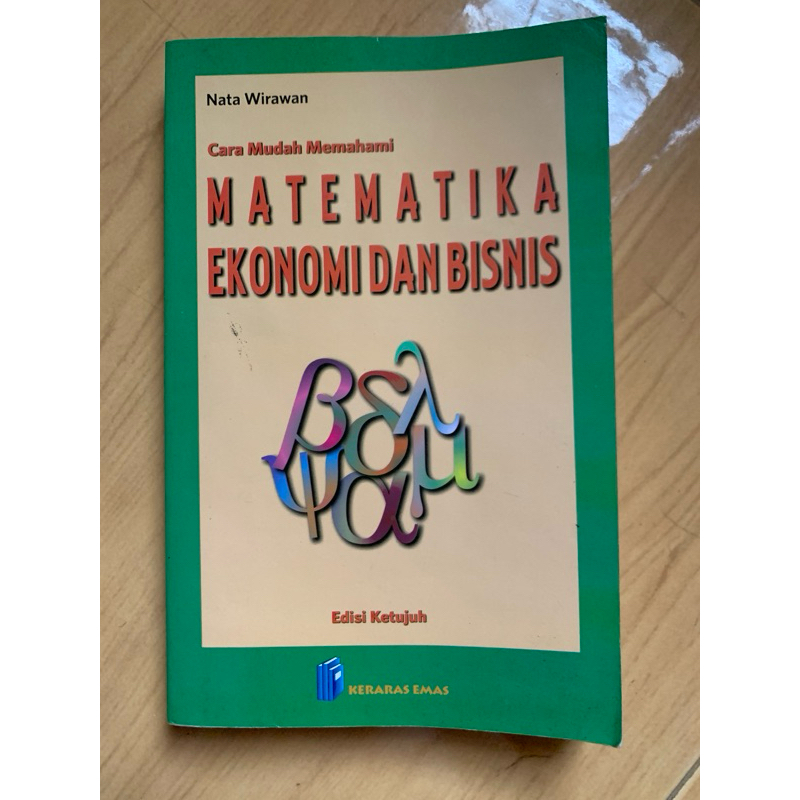 Jual MATEMATIKA EKONOMI DAN BISNIS | STATISTIKA | NATA WIRAWAN | Shopee ...