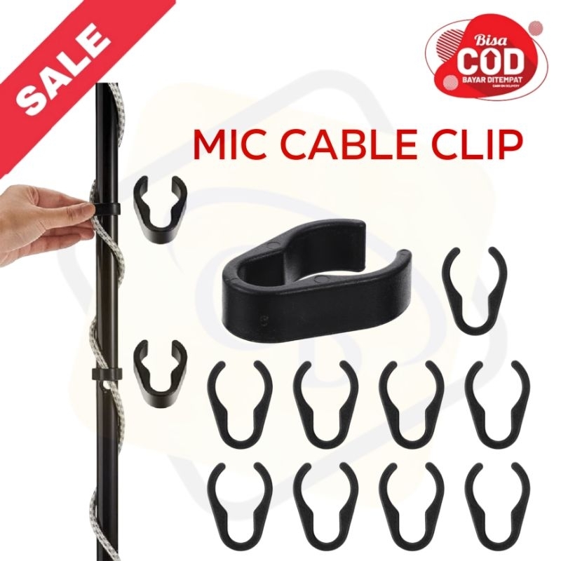 Jual klip kabel mic - jepitan kabel stand microphone clamps | Shopee ...