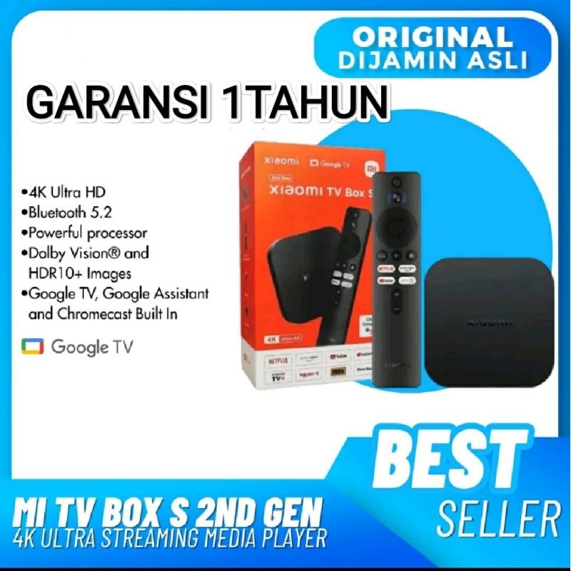Jual mi tv BOX s 2nd gen 2 MIBOX S Gen 2 4K generasi 2 Ultra HD Android ...