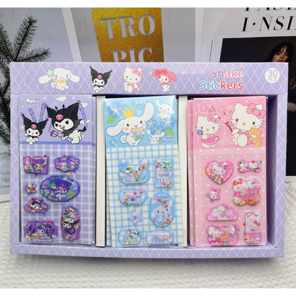 Jual STIKER SANRIO 3D GLITTER AIR / STIKER AIR SANRIO 3D GLITTER ...