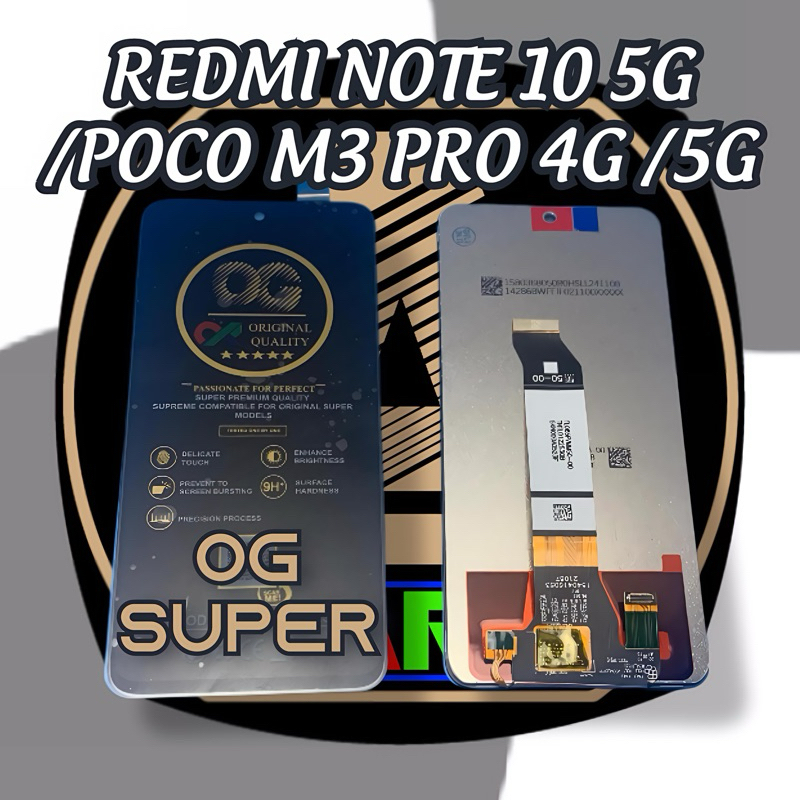 Jual LCD TOUCHSCREEN REDMI NOTE 10 5G / POCO M3 PRO 4G / 5G OG SUPER | Shopee Indonesia