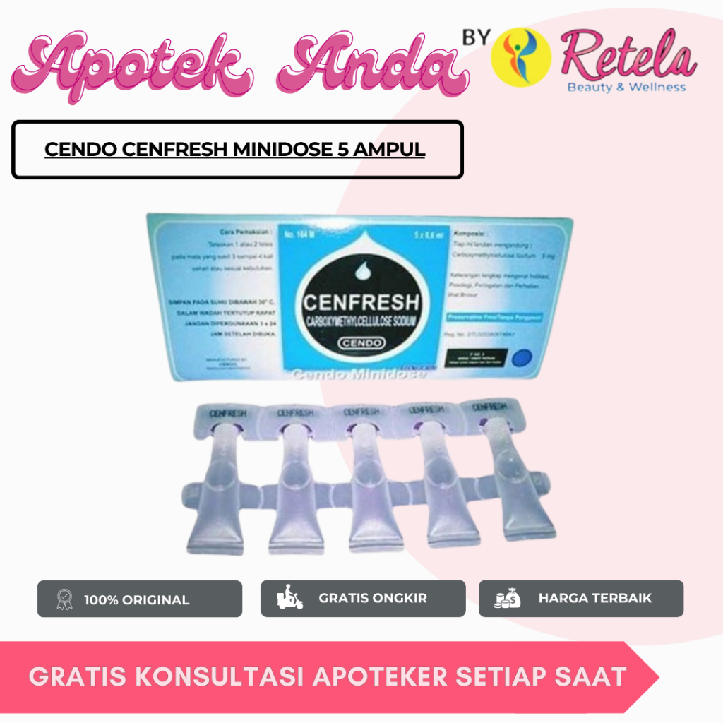 Jual CENDO CENFRESH MINIDOSE 5 AMPUL | Shopee Indonesia