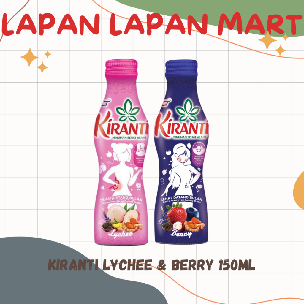 Jual Kiranti Sehat Datang Bulan Lychee & Berry 150ml | Shopee Indonesia
