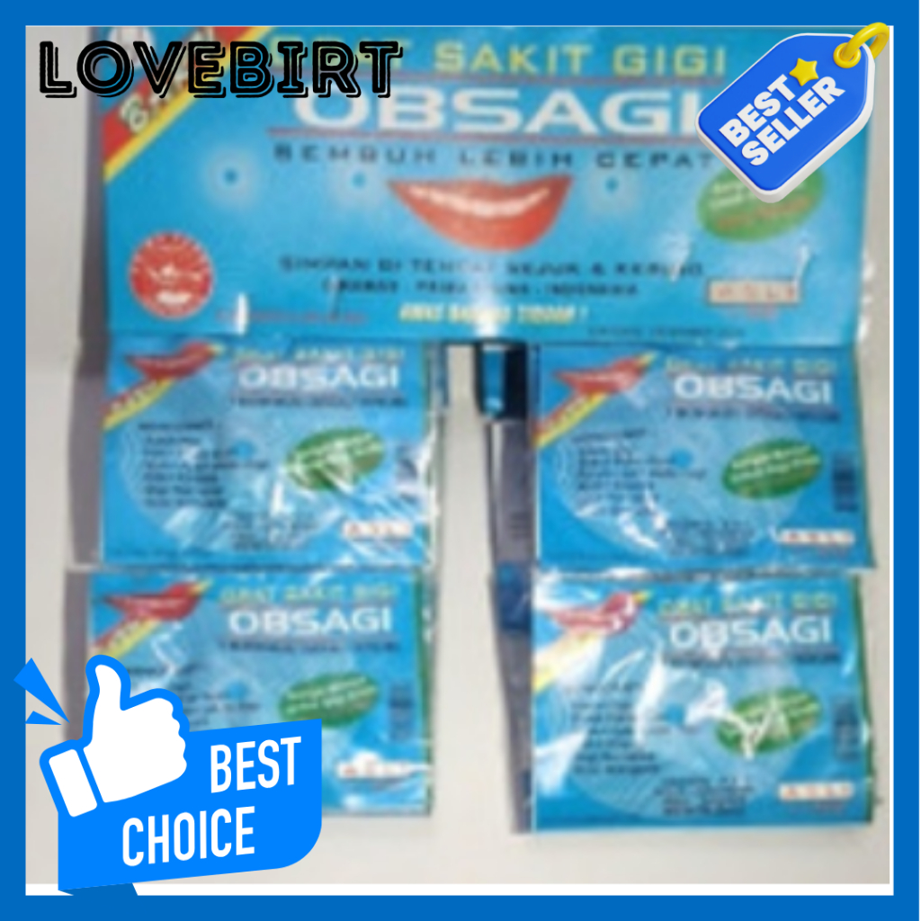 Jual OBAT SAKIT GIGI OBASAGI 1 RENCENG ISI 20 SACHET | Shopee Indonesia