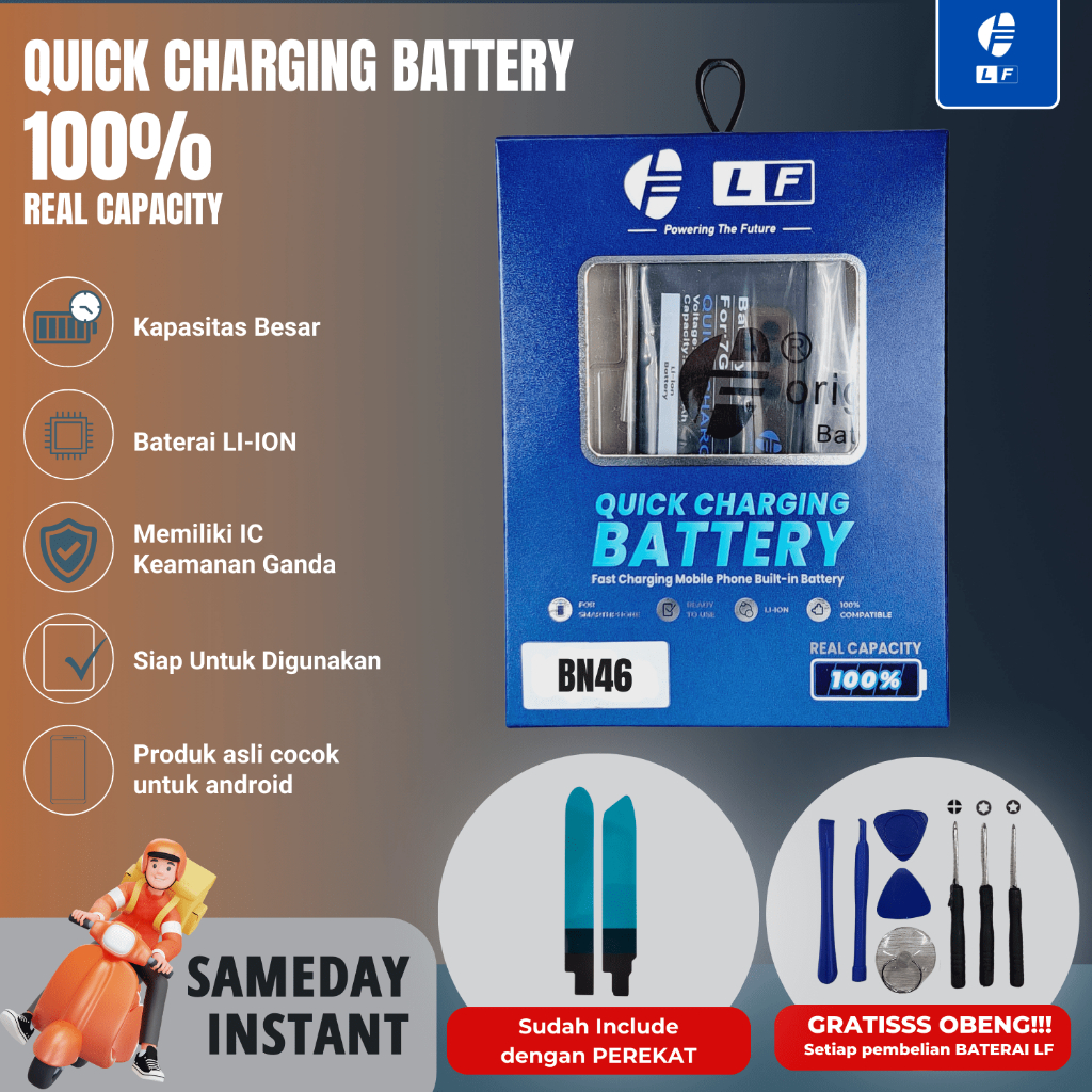Jual LF - Quick Charging Battery / Baterai Xiaomi BN46 - Redmi 7 ...