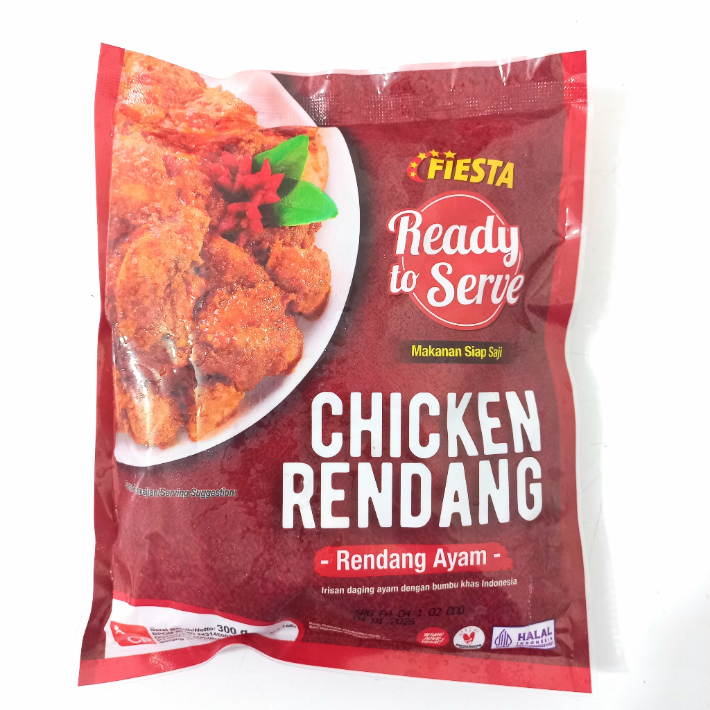 Jual Fiesta Ready To Serve Chicken Rendang 300g /Ayam Rendang Lauk Siap ...