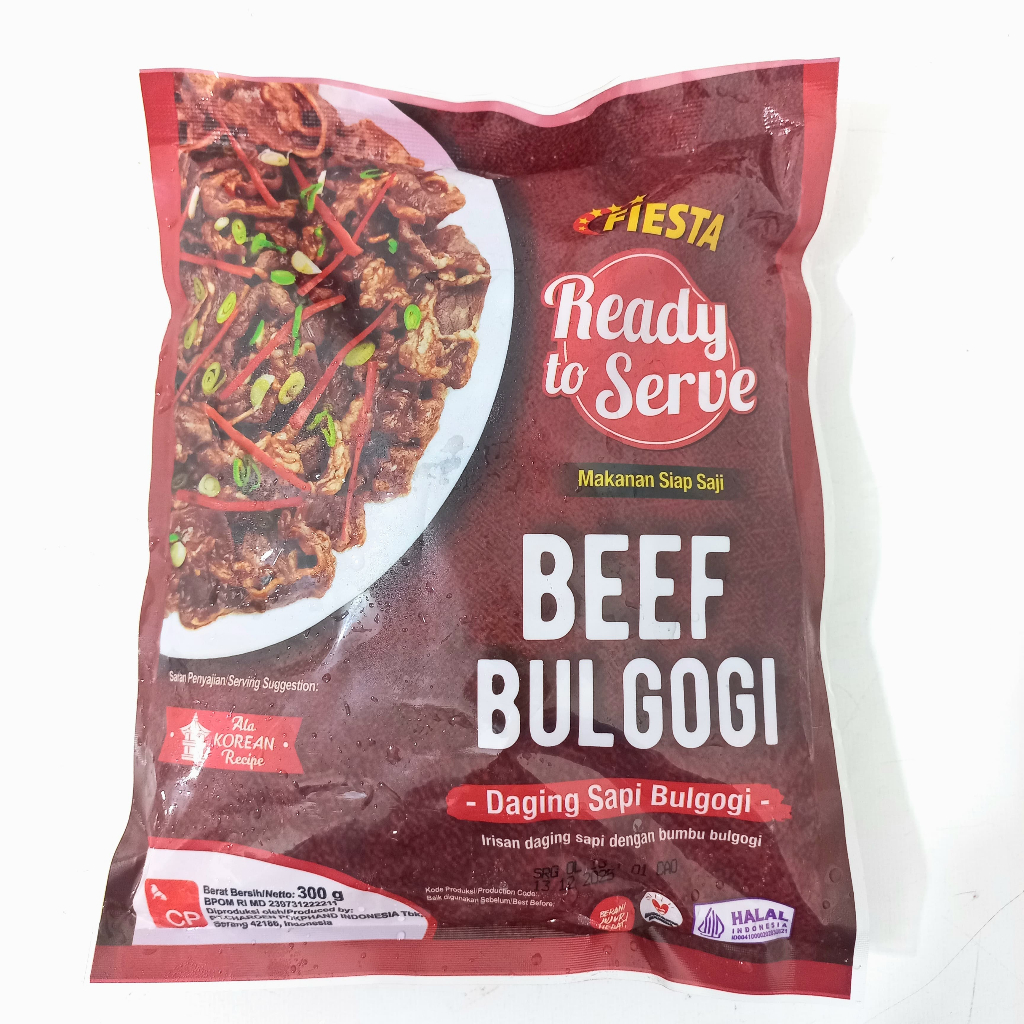 Jual Fiesta RTS Beef Bulgogi 300gr - Daging Sapi Bulgogi | Shopee Indonesia