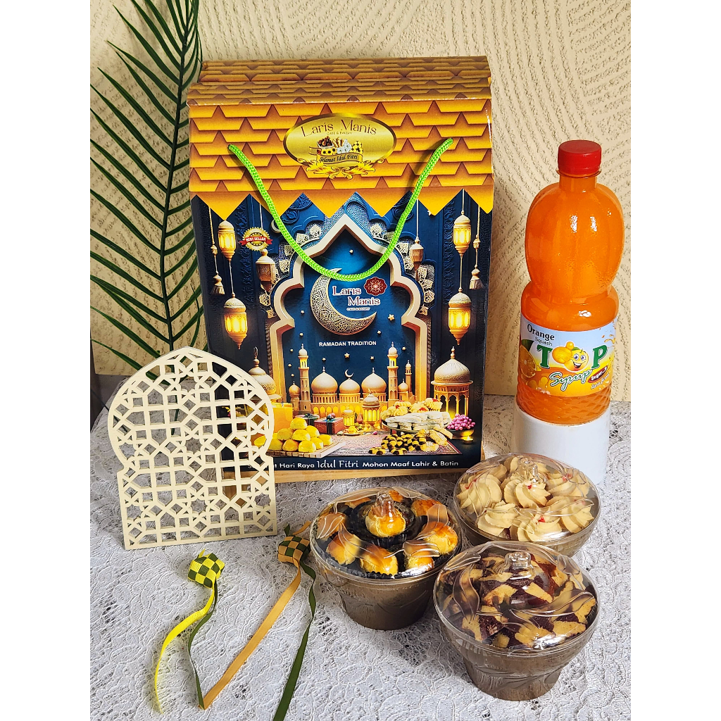 Jual HAMPERS PAKET KUE LEBARAN - Kue Kering SYRUP ONE by Laris Manis ...