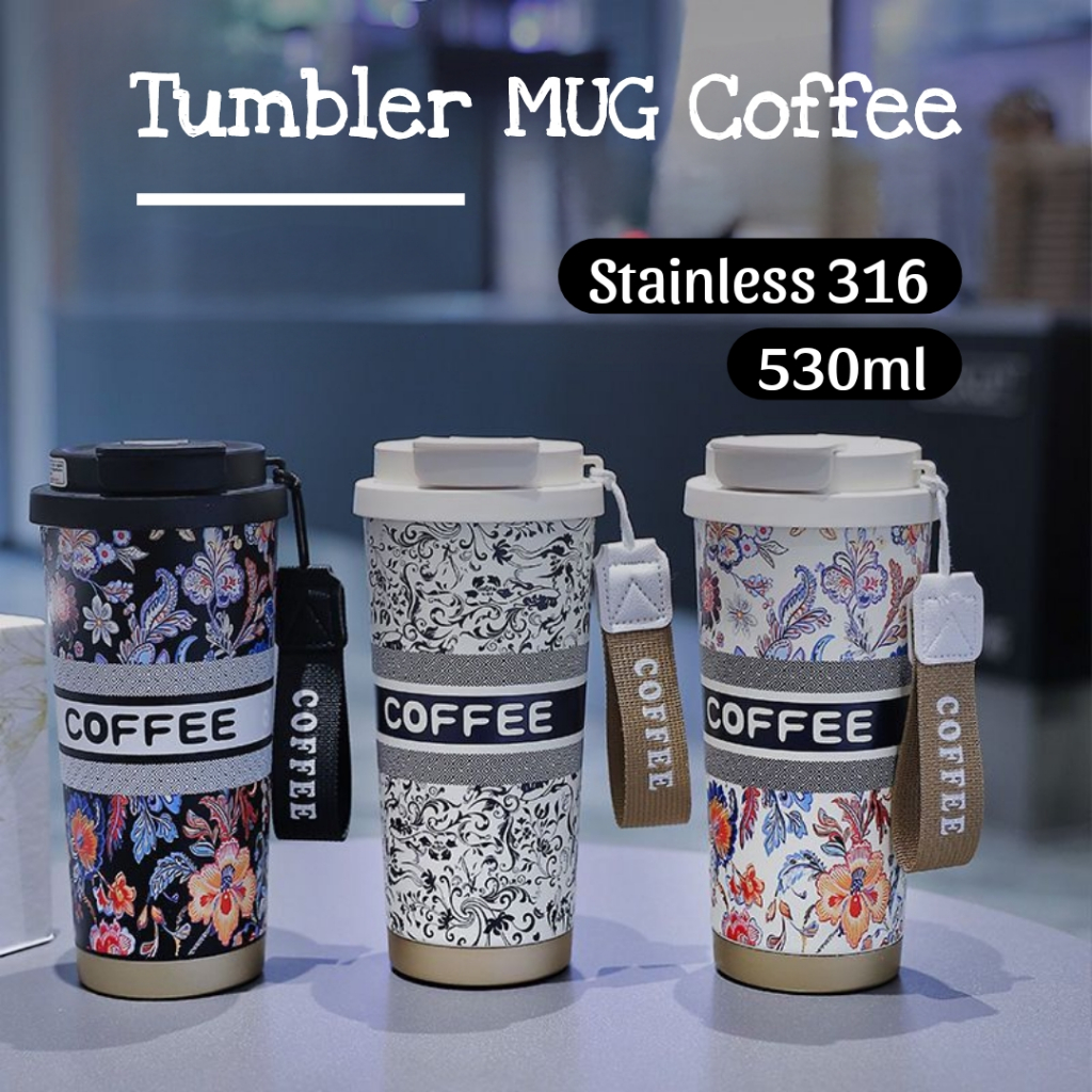Jual Tumbler minum premium 530ml tahan dingin 12 jam botol stainless 316 portable | Shopee Indonesia