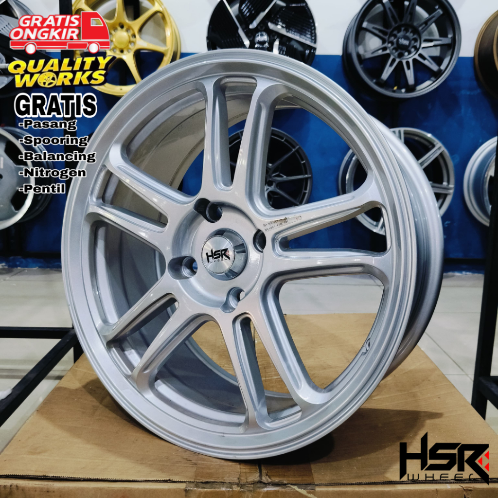 Jual Velg Modifikasi Mobil Grand Livina Ring 17 Velg Racing Jdm Hsr Wheel Nx Spo | Shopee Indonesia