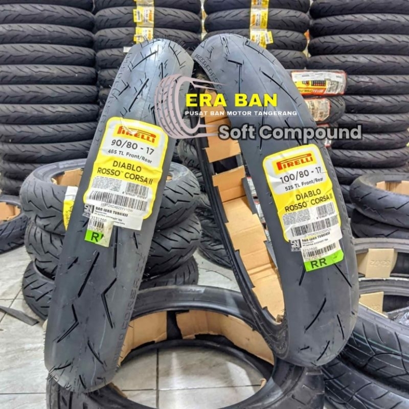 Jual PAKET BALAP (Soft Compound) Ban Pirelli Diablo Rosso Corsa 2 90/80 ...