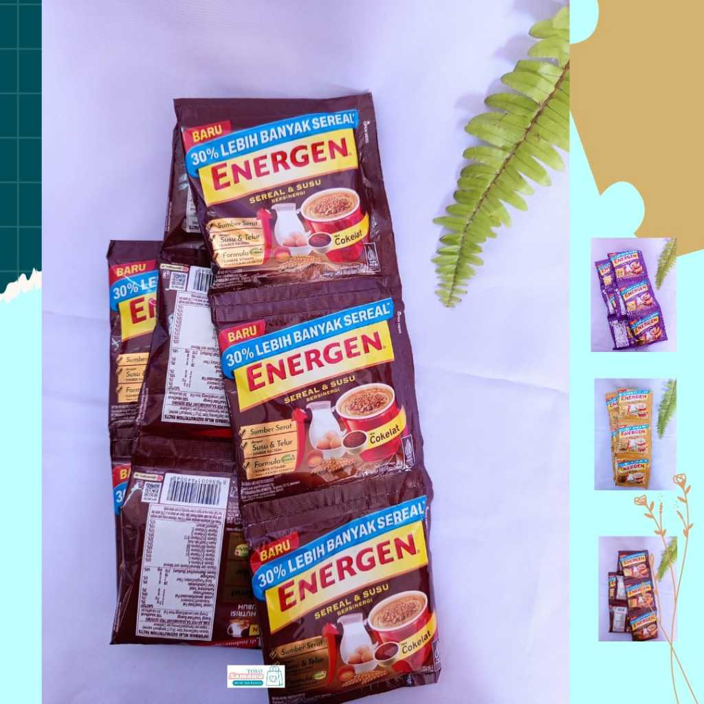 Jual SAMAWA - Energen Rasa Coklat, vanila dan kurma 34gram 1 Renceng ...
