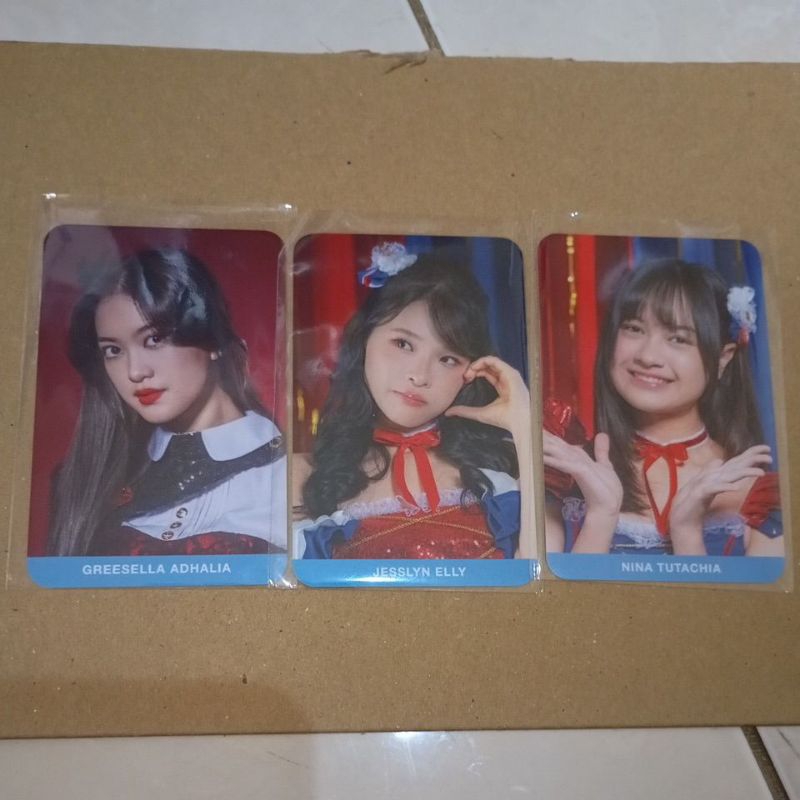 Jual OFFICIAL PC PHOTOCARD GREESEL LYN NACHIA JKT48 PC MnG Senbatsu | Shopee Indonesia
