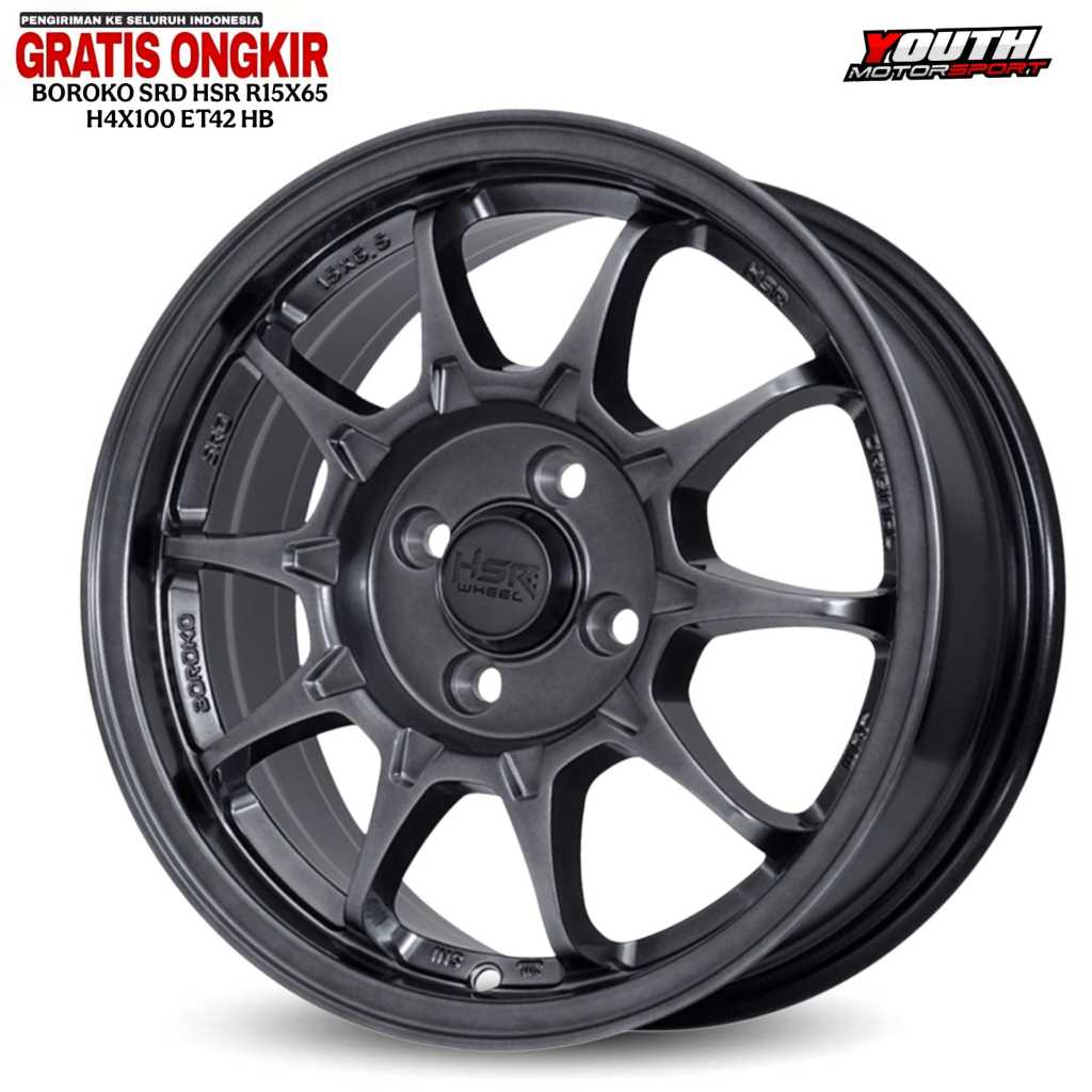 Jual Velg r15 hsr boroko srd cocok untuk brio,agya,calya,sigra,mobilio,vios,yaris dll | Shopee ...