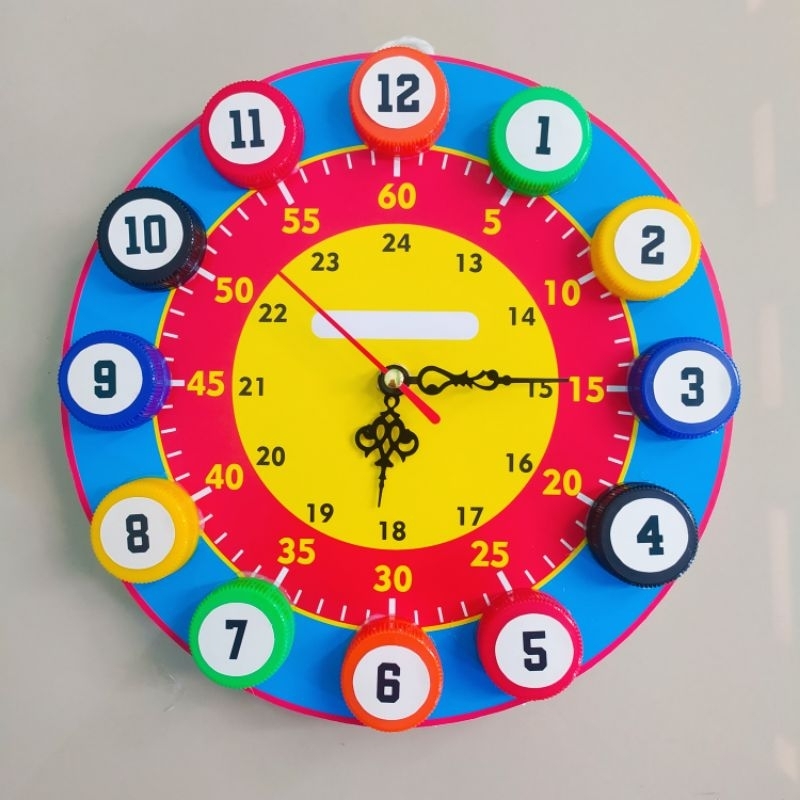 Jual JAM KARDUS MESIN NYALA PAKAI BATREI | Shopee Indonesia