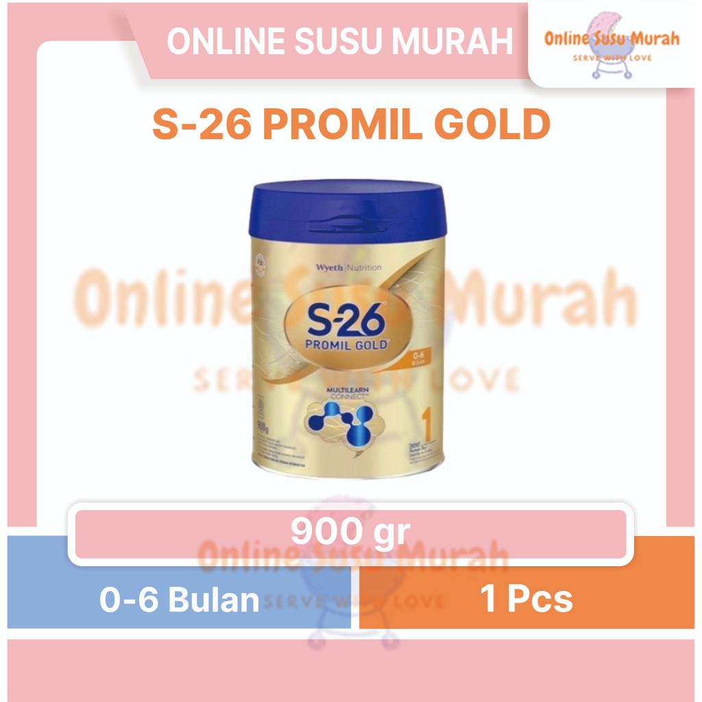 Jual S26 PROMIL GOLD TAHAP 1 900GR S-26 S 26 900 GR SSKL | Shopee Indonesia