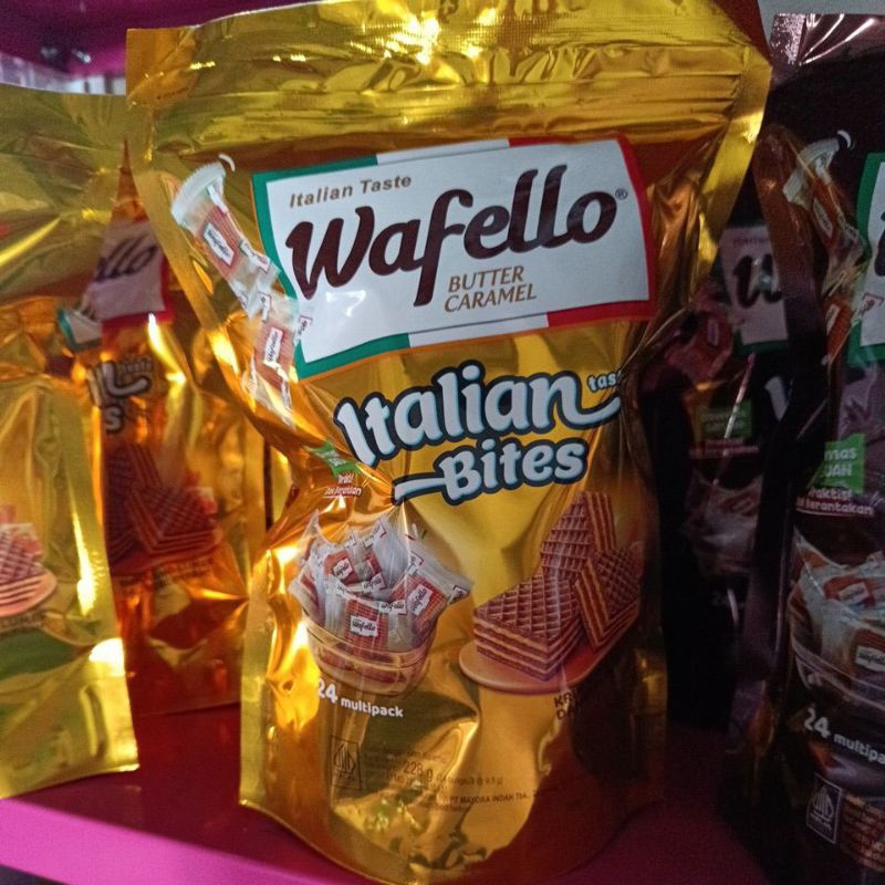 Jual WAFELLO ITALIAN BITES POUCH 228gr | Shopee Indonesia