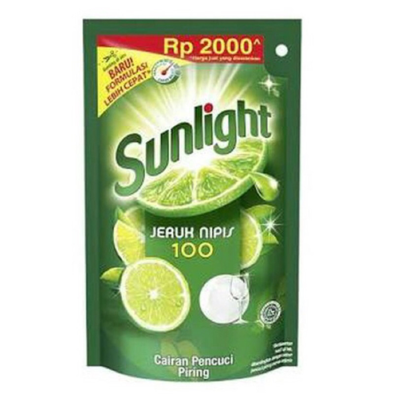 Jual Sunlight Jeruk Nipis 100 Cairan Pencuci Biru 90ml | Shopee Indonesia