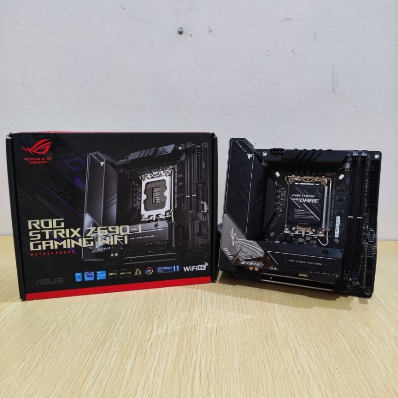 Jual MOTHERBOARD MOBO MINI ITX ASUS ROG STRIX Z690i not B760i Z790i | Shopee Indonesia