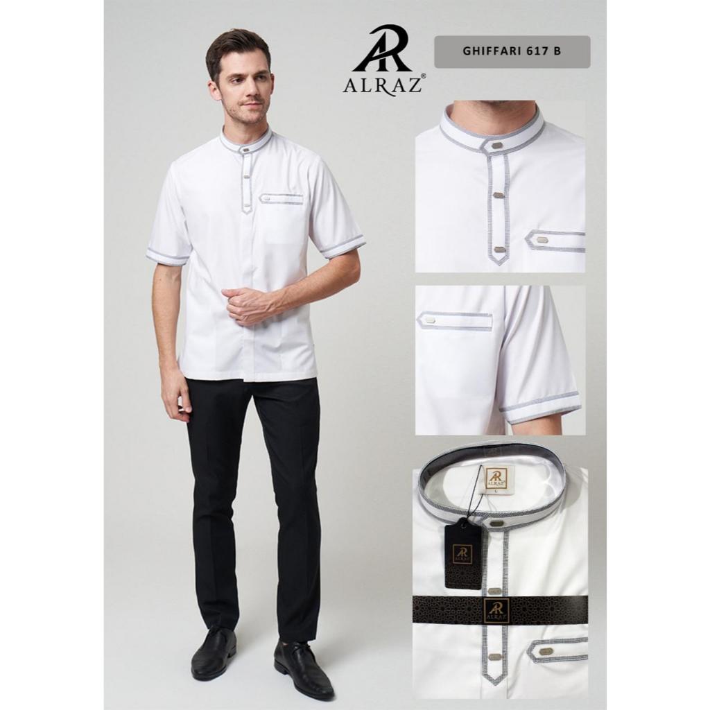Jual BAJU KOKO ALRAZ GHIFFARI 617B LENGAN PENDEK | Shopee Indonesia