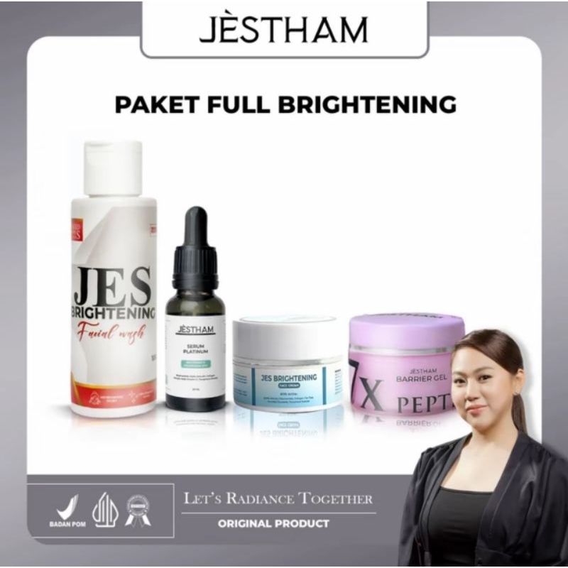Jual Jestham Paket Full Brightening | Shopee Indonesia
