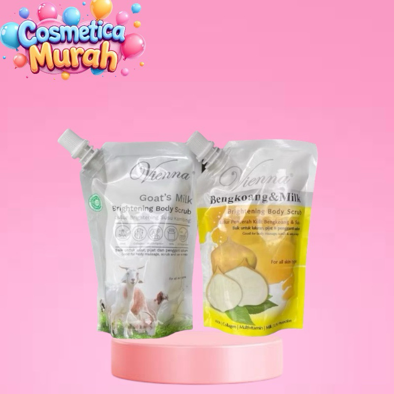 Jual (cp,ox) VIENNA BODY SCRUB REFILL POUCH 250 GR - LULUR MANDI ...