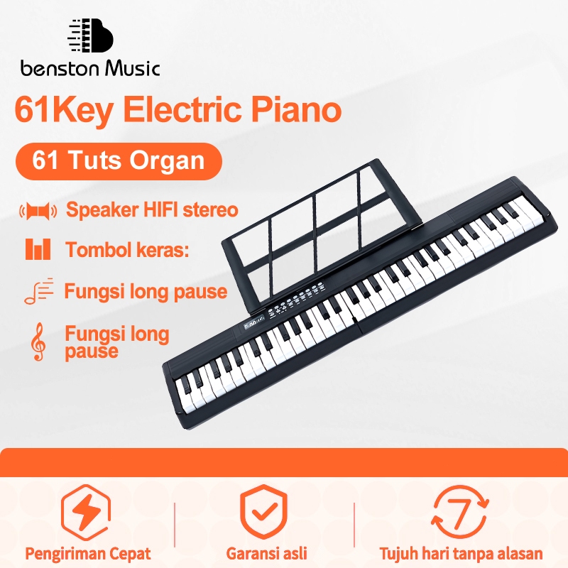 Jual Keyboard elektrik 61 tuts, keyboard elektrik portabel, piano ...