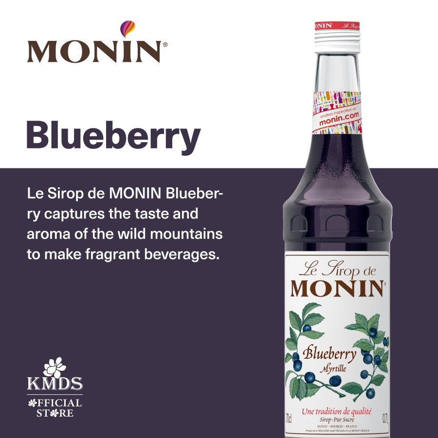 Jual Monin Blueberry Syrup 70 CL 700 ML | Shopee Indonesia