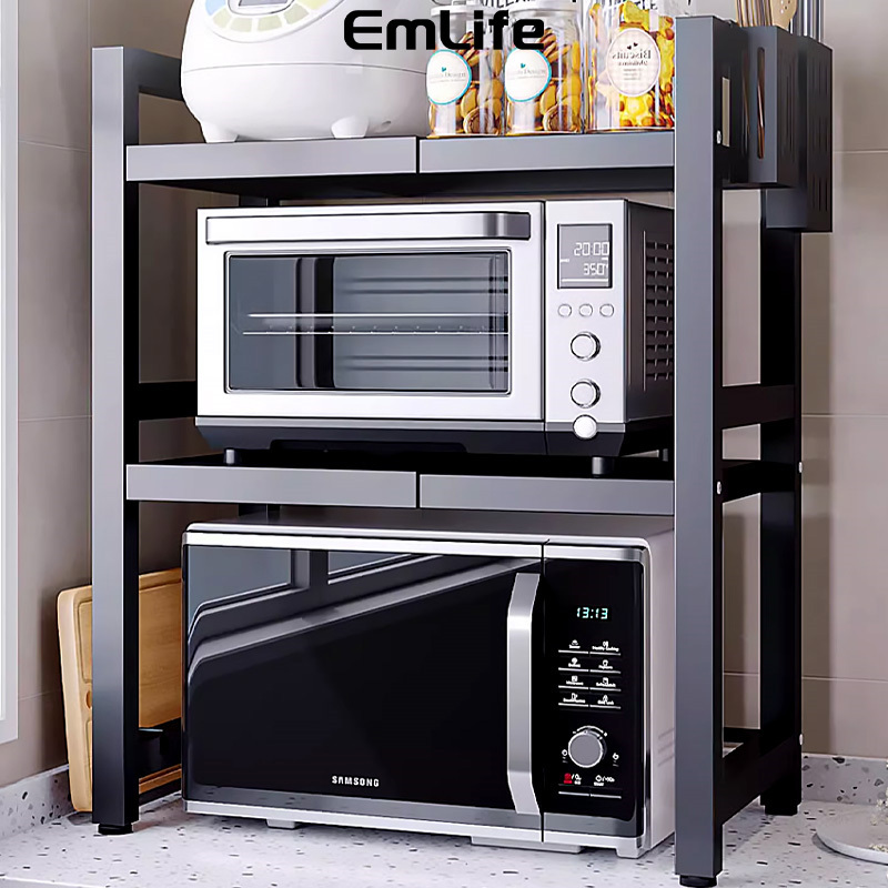 Jual Rak Serbaguna Rak Microwave Rak Bumbu Dapur Portable Rak Panci Rak ...