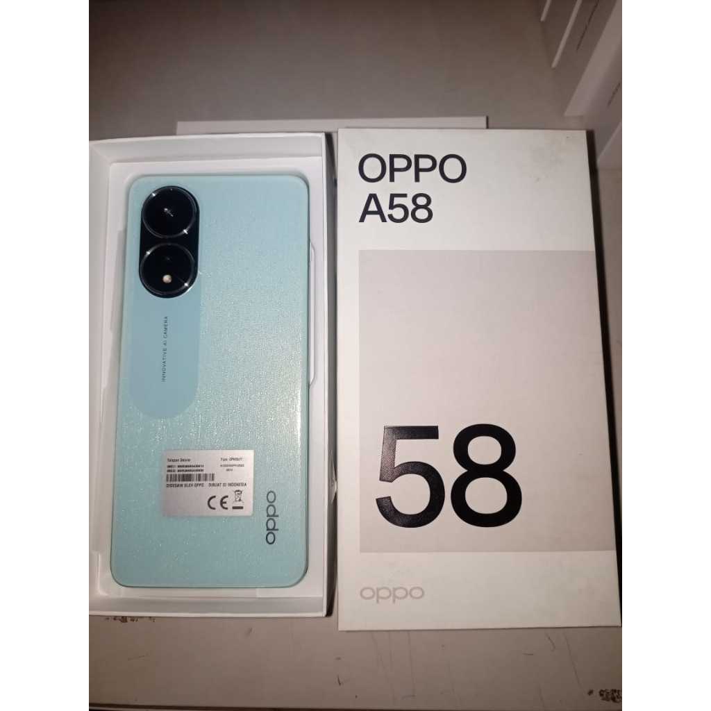 Jual Oppo A58 4G ram 8/128gb SECOND | Shopee Indonesia