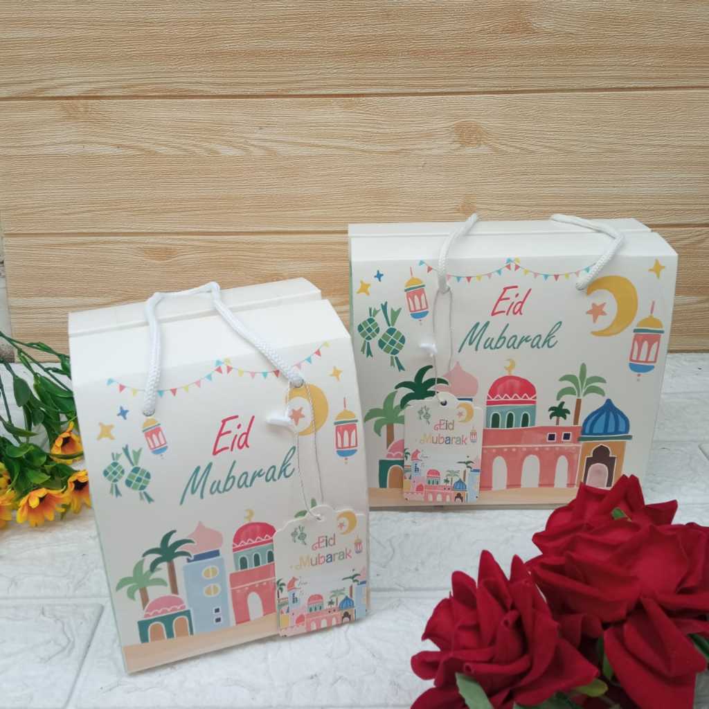 Jual Gable box hampers LEBARAN IDUL FITRI - wadah toples bulat dan ...