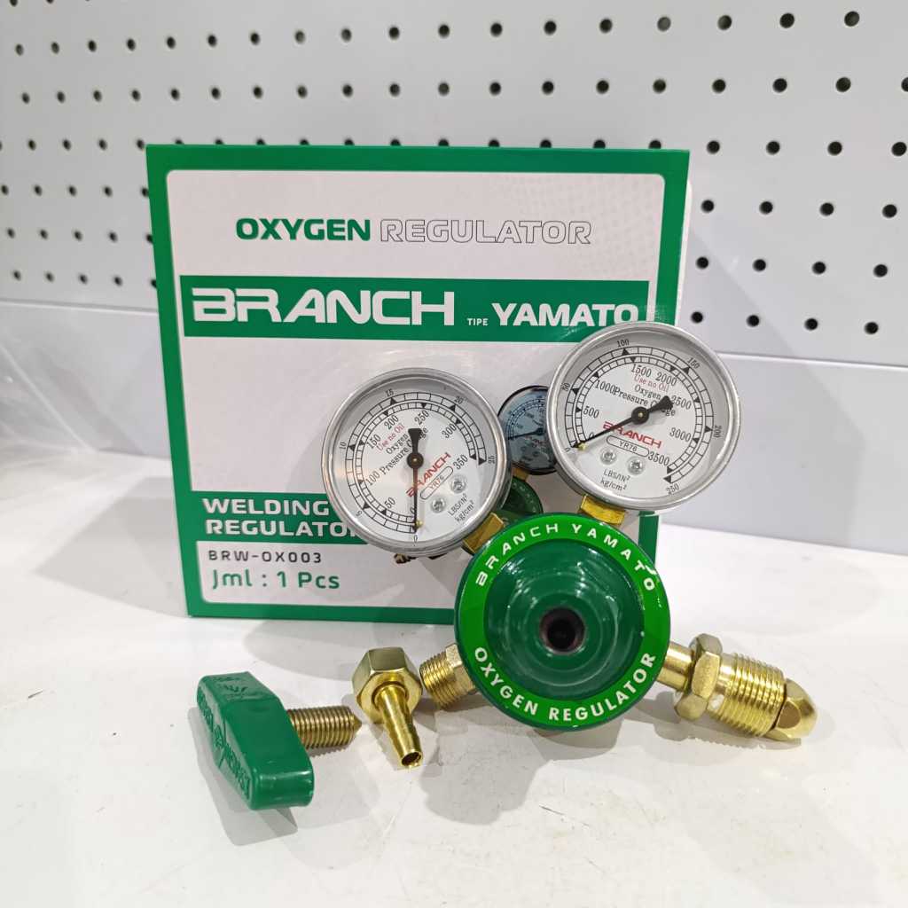 Jual REGULATOR LAS OXYGEN BRANCH YAMATO / REGULATOR OKSIGEN YAMATO / REGULATOR OXYGEN ...