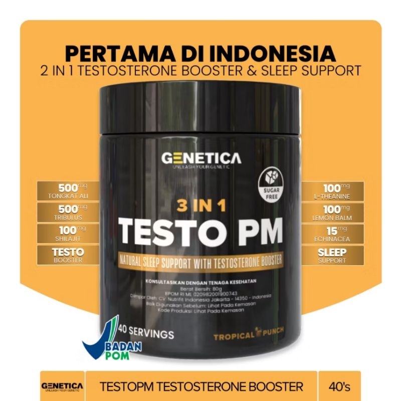 Jual UP Genetica Testo PM 40 Serving Testobooster Natural | Shopee ...