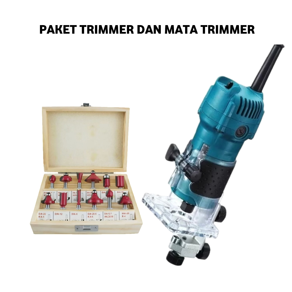 Jual 350W Mesin Router Profil Kayu Fullset Wood Trimmer Mesin Ukir Kayu ...