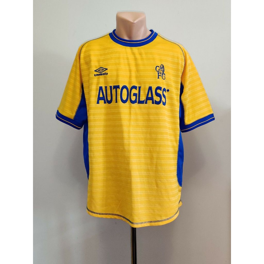 Jual Jersey Chelsea 2001 Away Full Printing | Shopee Indonesia