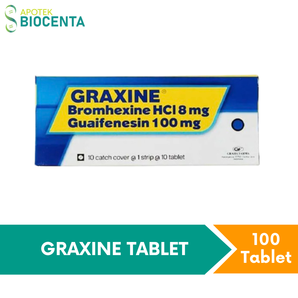 Jual GRAXINE TABLET PERBOX ISI 100 TABLET (10 STRIP) | Shopee Indonesia