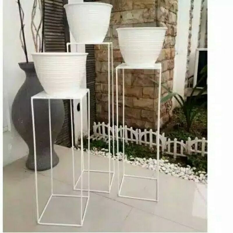 Jual PROMO !!! standing pot kotak ram atas A65 / RAK POT BUNGA BERDIRI ...