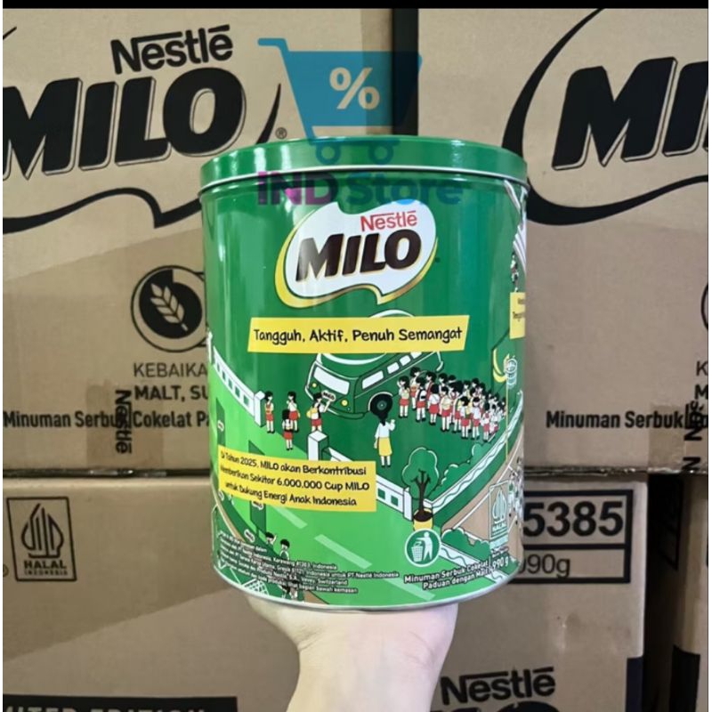Jual MILO KALENG 3 IN1 990GR EDISI LEBARAN | Shopee Indonesia