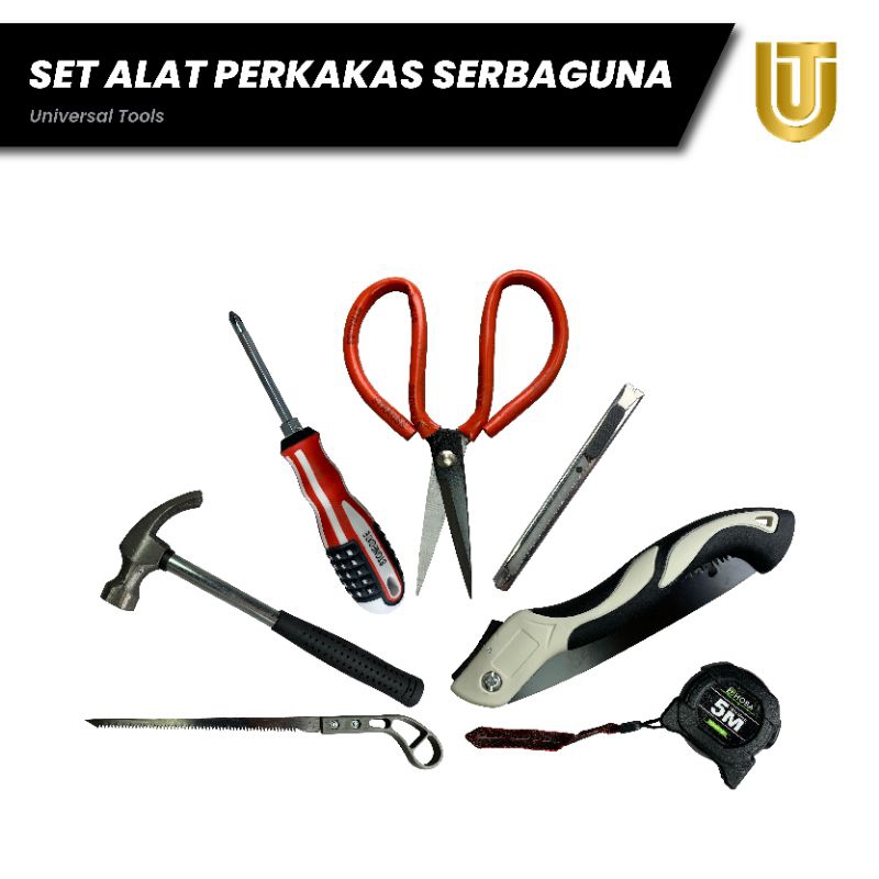 Jual Alat Perkakas Hammer Meteran Gergaji Obeng Gunting dan Cutter ...