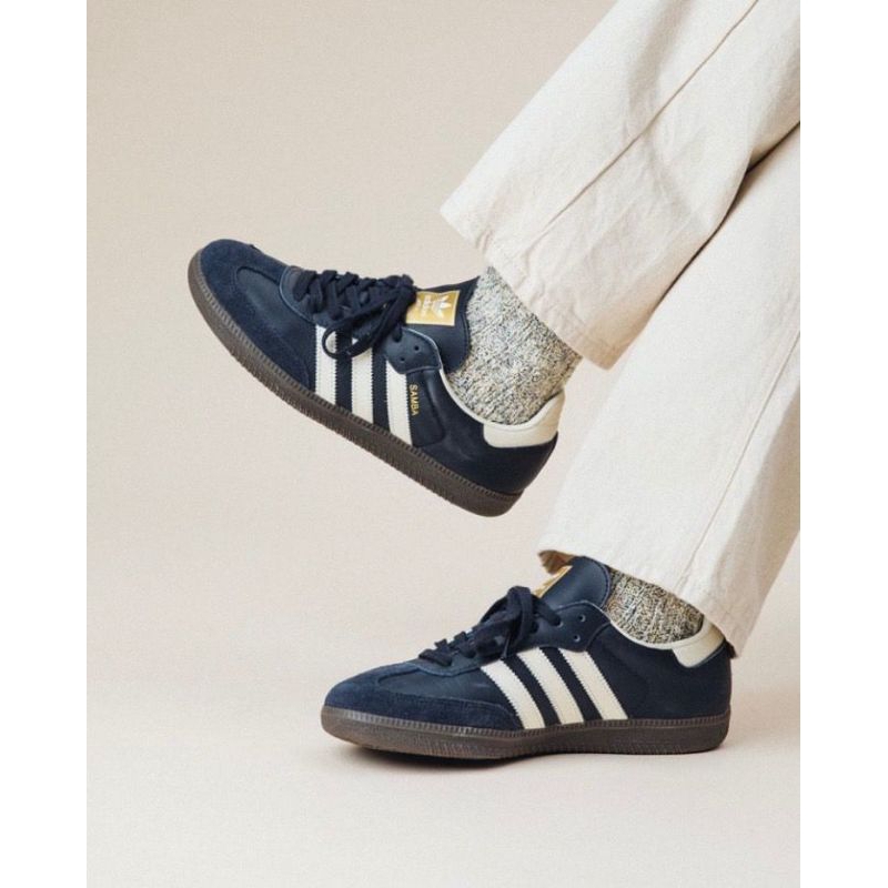Jual ADIDAS SAMBA OG NIGHT NAVY ID2056 , IE0872 ORIGINAL RESMI | Shopee ...