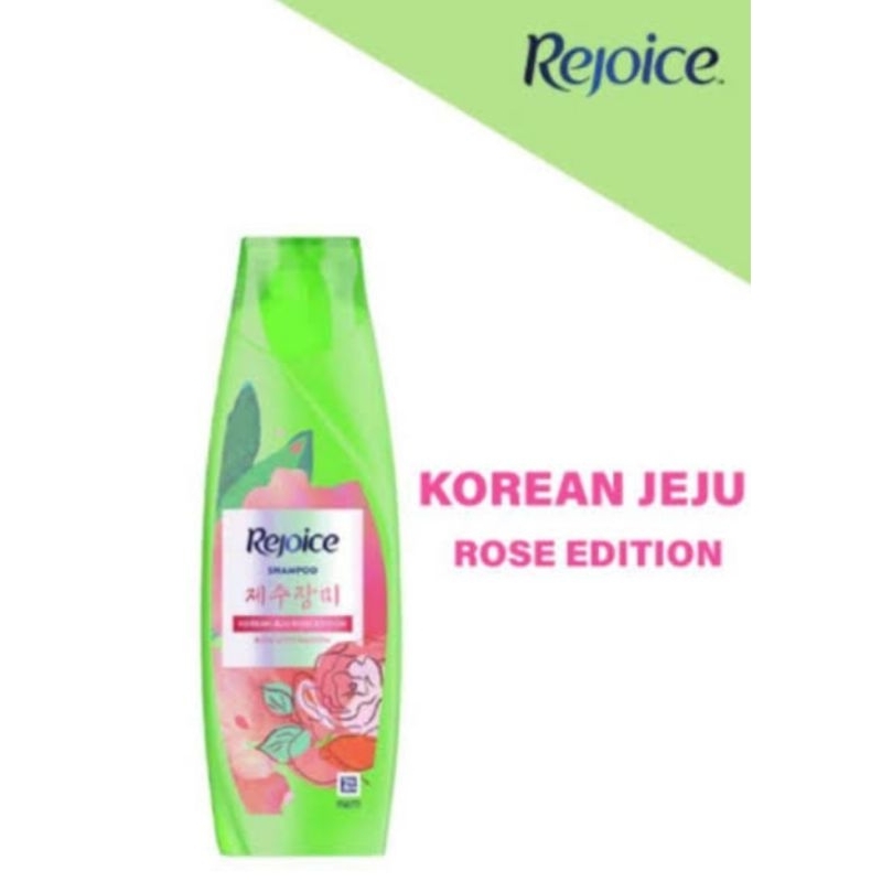 Jual Rejoice shampo Korean jeju rose edition rich soft smooth 150ml | Shopee Indonesia