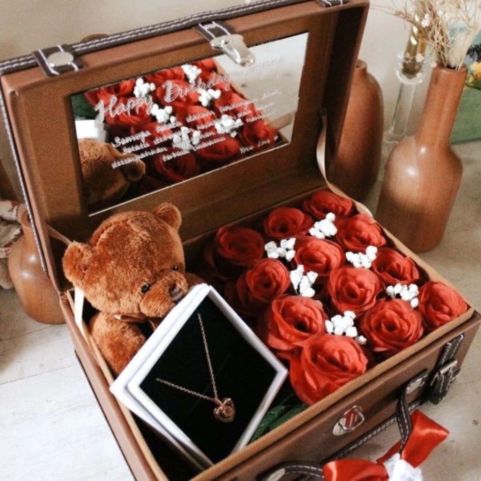 Jual Treasure Box collection - Hadiah romantis bunga dalam kotak box ...