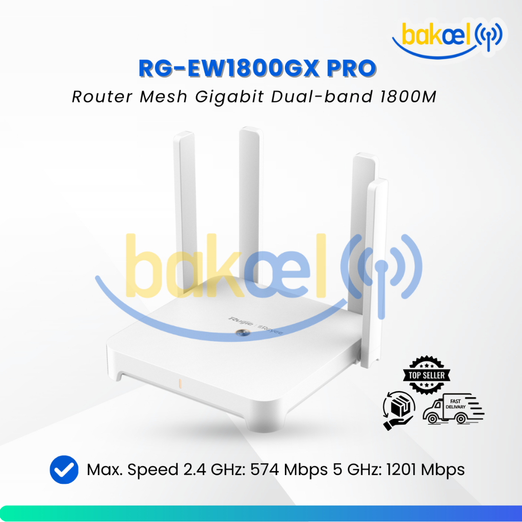 Jual Ruijie Router Mesh Gigabit RG-EW1800GX PRO Dual-band Wi-Fi 6 ...