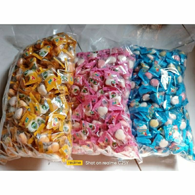 Jual Permen Yupi Kemasan 1Kg dan 500gr 3 Macam Rasa exp terbaru 2028 ...