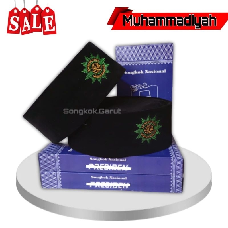 Jual PECI MUSLIM KOPIAH SONGKOK PECI NASIONAL EXCLUSIVE HITAM BORDIR ...