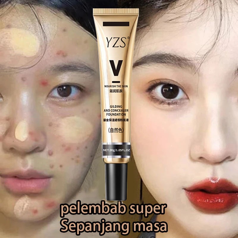 Jual Liquid Matte Foundation Waterproof Oil Control Full Coverage Tahan Lama Foundation ringan ...