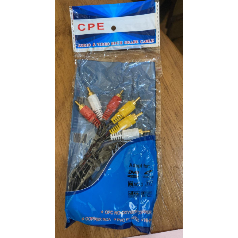Jual KABEL RCA 3 - 3 RCA , 1.5M GOLD PLATED | Shopee Indonesia