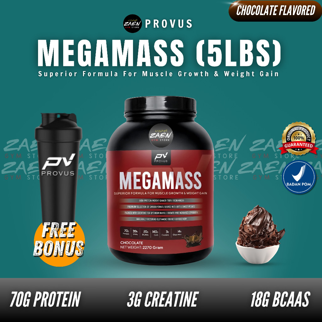 Jual Provus Megamass Gainer 5 Lbs Mass Weight Gainer | Shopee Indonesia
